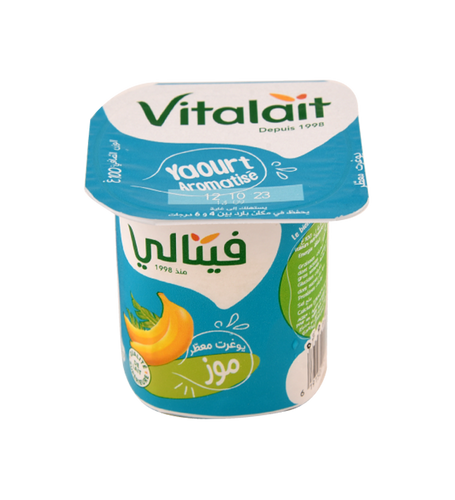 YAOURT VITALAIT AROMATISE BANANE – Izy by Zedna